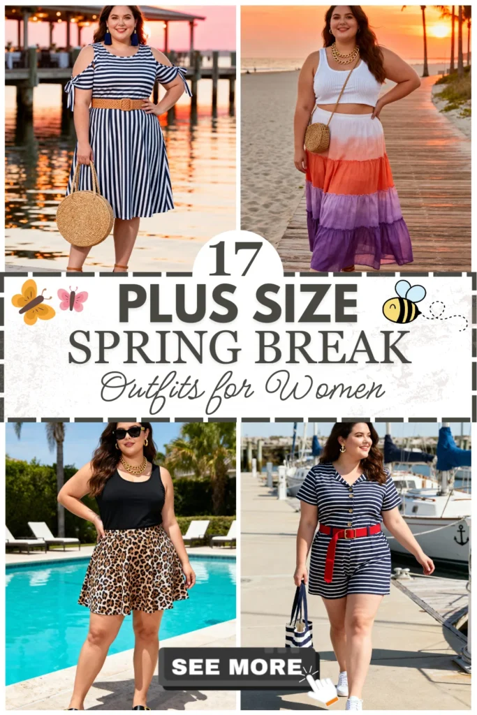 17 Plus Size Spring Break Outfits That Curvy Women Love