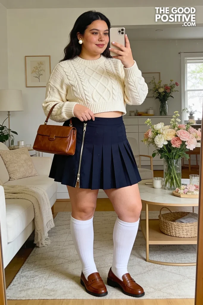 17 Plus Size Preppy Spring Outfits That Curvy Women Love