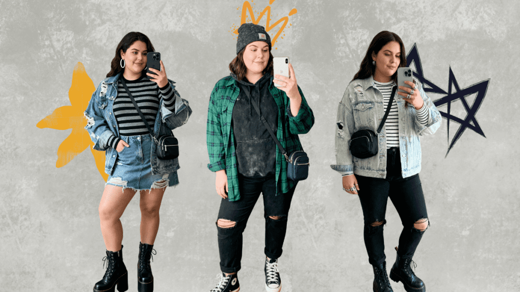 17 Plus Size Spring Grunge Outfits That Curvy Women Love