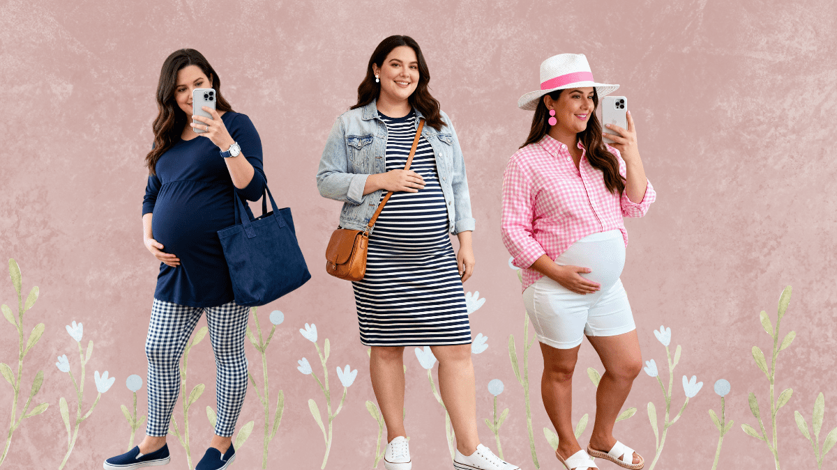 17 Plus Size Spring Maternity Outfits That Curvy Women Love