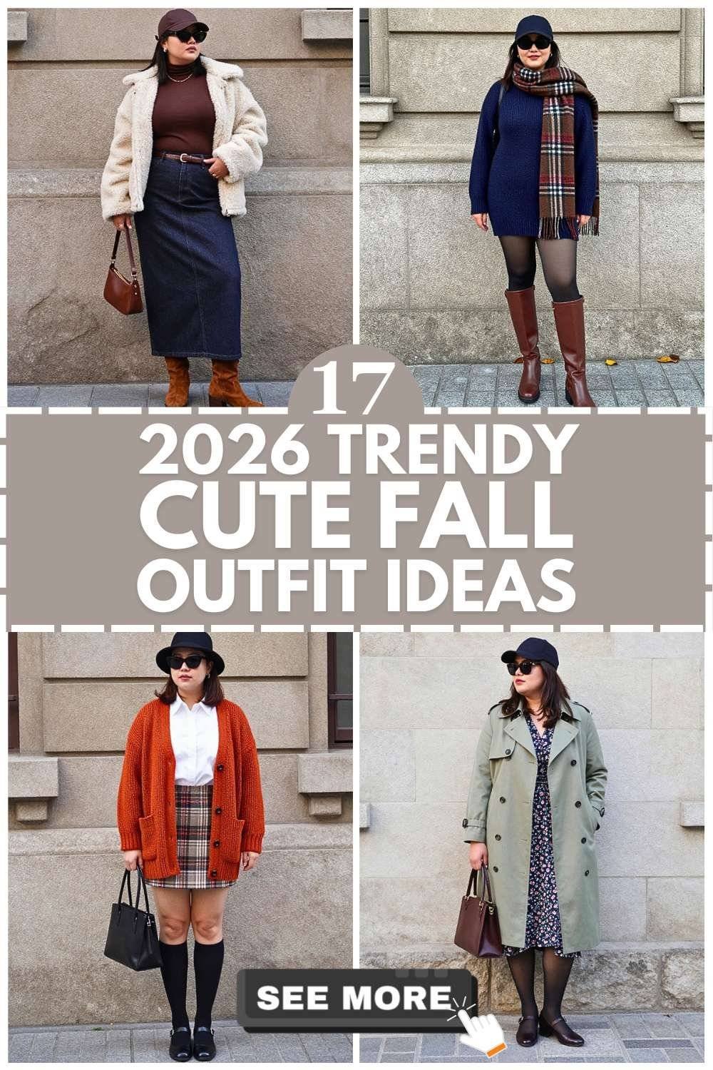 17 Cute Fall Outfits for Women to Copy This Season 2026